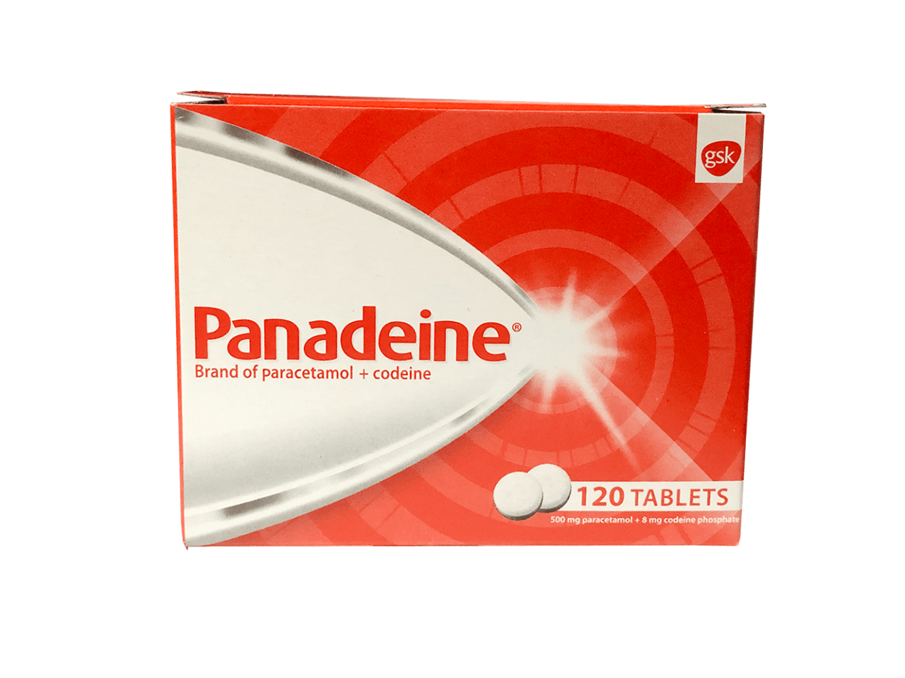 GSK Panadeine Tablets Acetaminophen 500 mg + Codeine 8 mg - LKPHARMACY